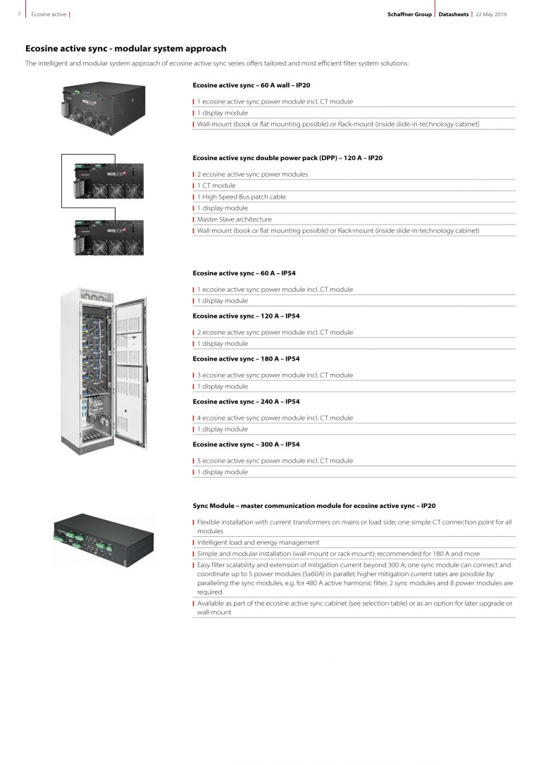Schaffner Active Harmonic Filter Gen 2 – Tibox